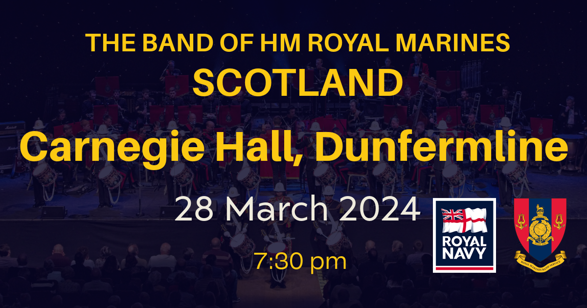 Events from 3 May – 20 March – www.royalmarinesbands.co.uk